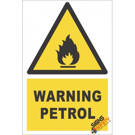 Nosa SABS Petrol Warning Sign Farm Signs South Africa