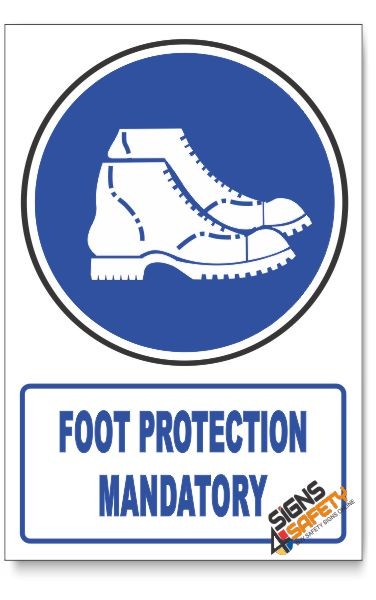 Foot Protection Sign