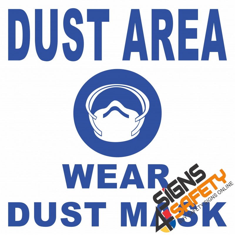 Nosa / SABS (C32) Dust Area / Wear Dust Mask Sign