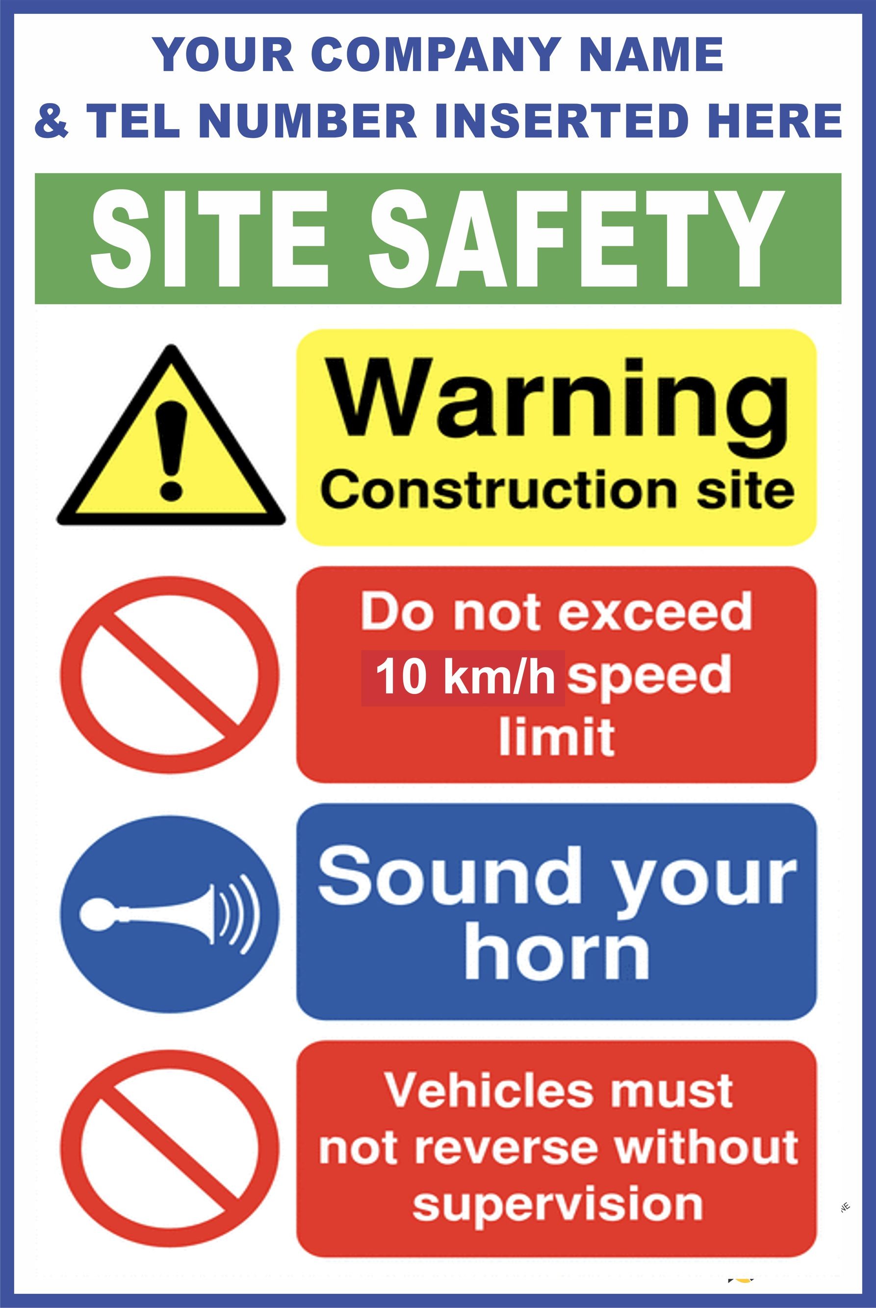 Construction Safety Signs