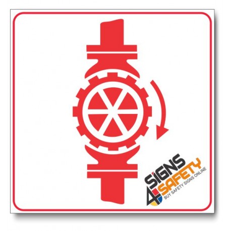 Nosa / SABS Sprinkler Stop Valve Sign (FB6) Online South Africa
