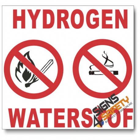 Nosa / SABS (PSC-F3) Hydrogen Sign, Fire Safety Sign South Africa