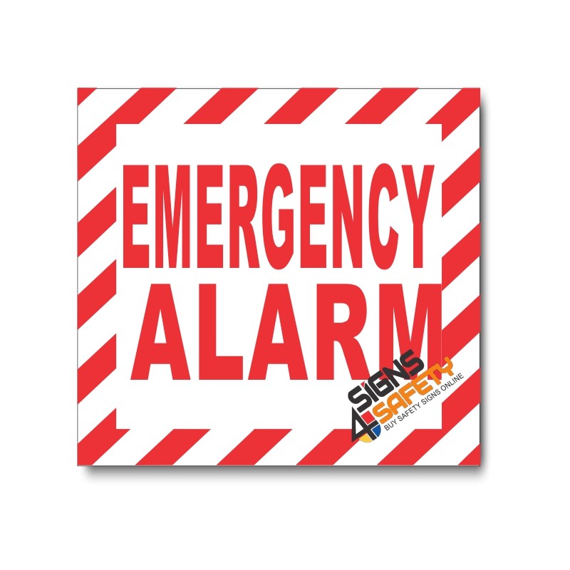 Nosa / SABS (PSC-F8) Emergency Alarm Sign