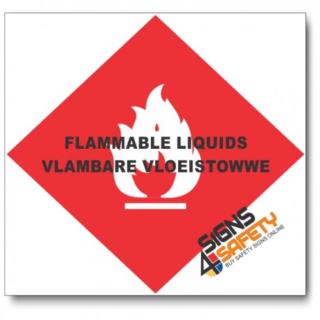 Nosa / SABS (PSC-F10) Flammable Liquids Sign