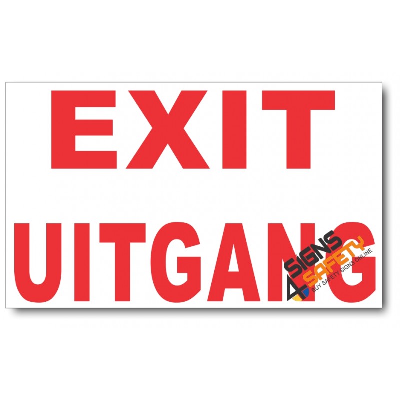 Nosa / SABS (PSC-F12) Exit Sign