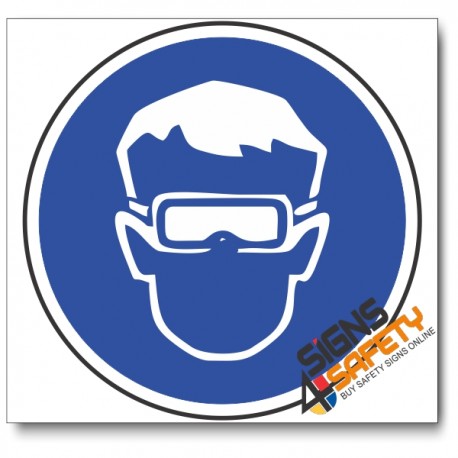 Nosa / SABS (MV1A) Eye Protection Mandatory Sign