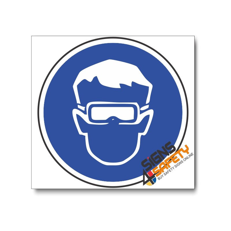 Nosa / SABS (MV1A) Eye Protection Mandatory Sign