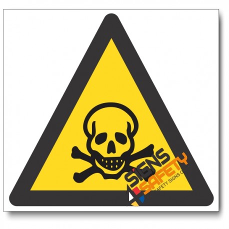 Nosa / SABS Industrial Poisonous Substance Hazard Sign, Hazard Safety ...
