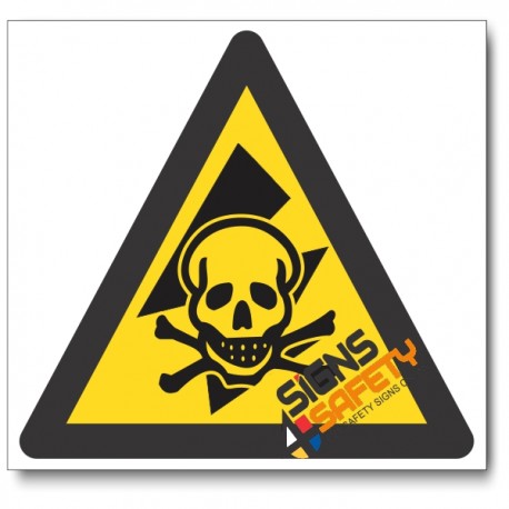 Nosa / SABS Industrial Exposed Live High-Voltage Hazard Sign, Hazard ...