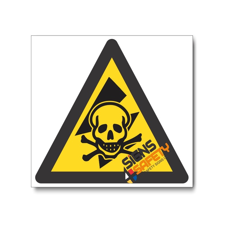 Nosa / SABS Industrial Exposed Live High-Voltage Hazard Sign, Hazard ...