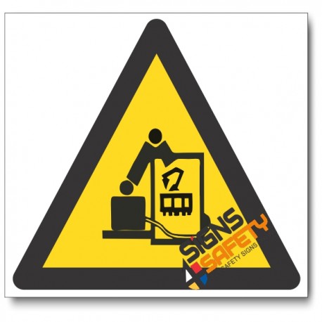 Nosa / SABS Industrial Beware Of Robot Hazard Sign, Hazard Safety Signs ...