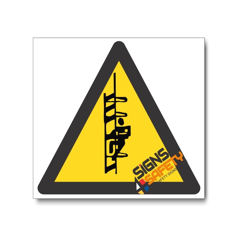 Nosa / SABS Industrial Catwalk Hazard Sign, Hazard Safety Signs Online ...
