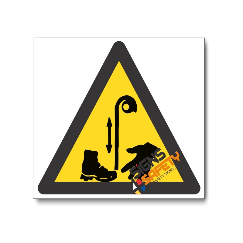 Nosa / SABS Industrial Beware Of Pulley Hazard Sign, Hazard Safety ...