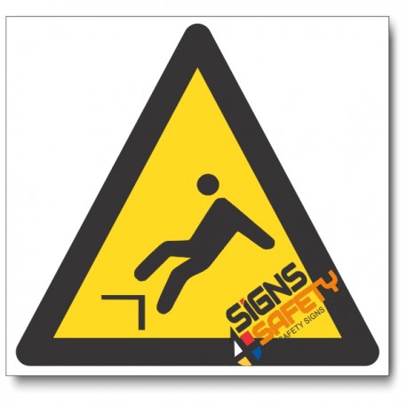 Nosa / SABS Industrial Mind The Ledge Hazard Sign, Hazard Safety Signs ...