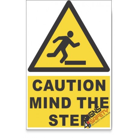 Nosa / SABS Caution Mind The Step Sign South Africa