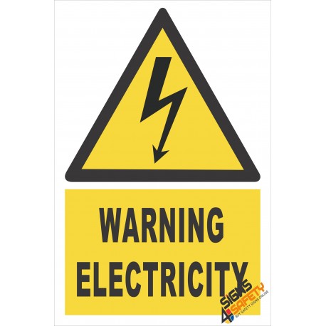 Nosa / SABS (EW2) Warning Electrical Sign