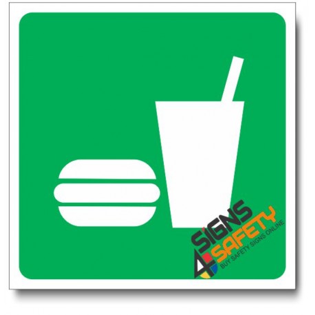 Nosa / SABS (IN121) Drinking And Eating Area Sign, General Information ...