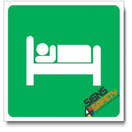 Nosa / SABS (IN124) Sleeping In Bed Sign, General Information Safety ...