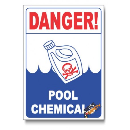 Nosa / SABS Danger Pool Chemicals Sign, On-line South Africa,