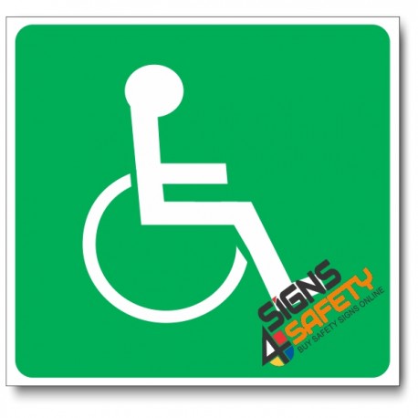 Nosa / SABS (GA22) Wheel Chair Sign, General Information Safety Signs ...