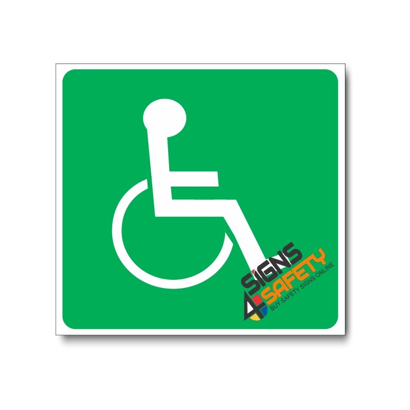Nosa / SABS (GA22) Wheel Chair Sign, General Information Safety Signs ...