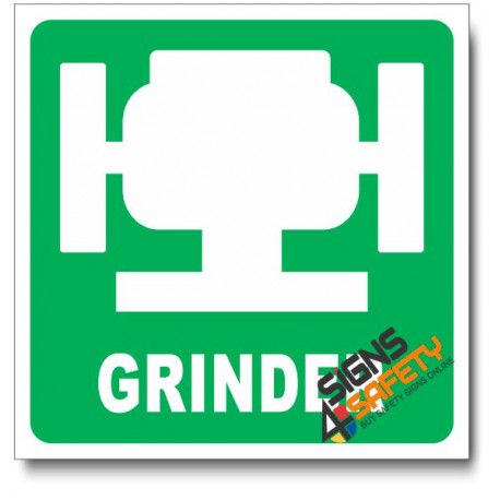 Nosa / SABS (IN1) Grinder Sign, General Information Safety Signs Online ...