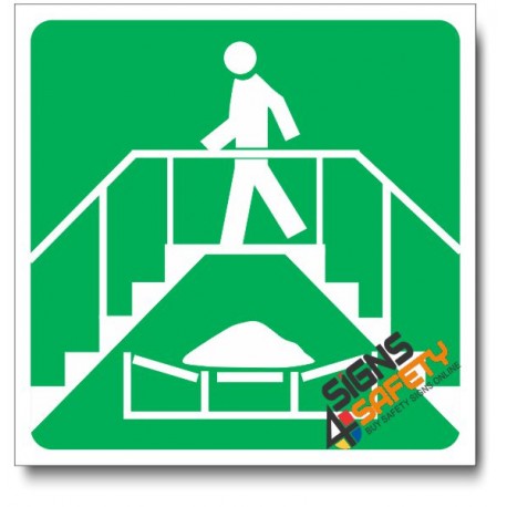 Nosa / SABS (IN30) Safe Walkway Sign, General Information Safety Signs ...