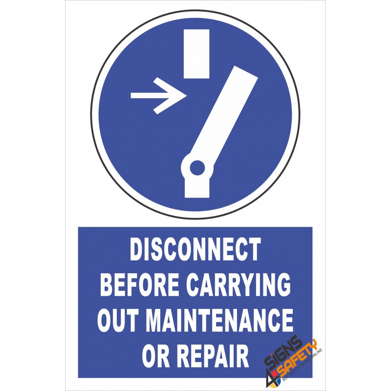 Nosa / SABS (EM1) Mandatory Disconect Before Carrying Out Repair Or ...