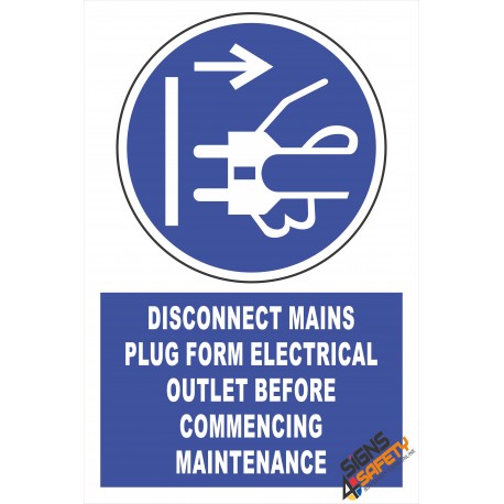 Nosa / SABS (EM2) Mandatory Disconect Mains Plug Fom Outlet Before ...