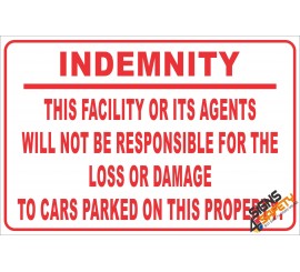 NOSA / SABS Disclaimer Signs / Indemnity Signs South Africa (2 ...