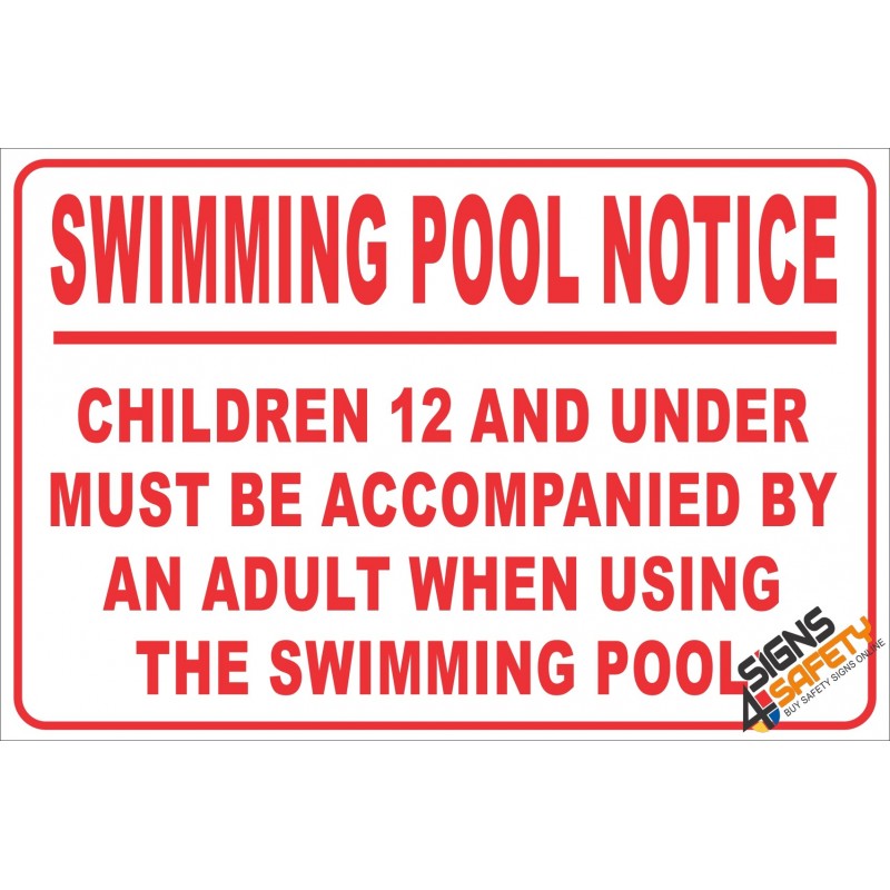 Nosa / SABS (NR26) Swimming Pool Notice Sign