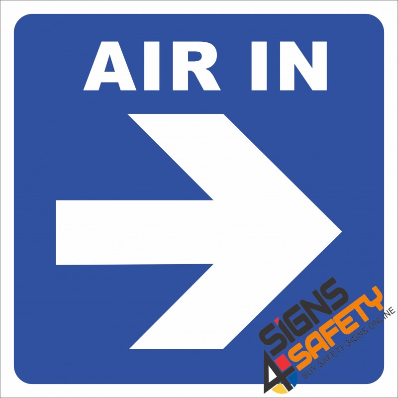 Nosa / SABS (G12) Air In Gas Safety Sign