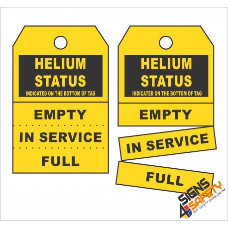 Nosa / SABS (GT5) Helium Status Safety Tag