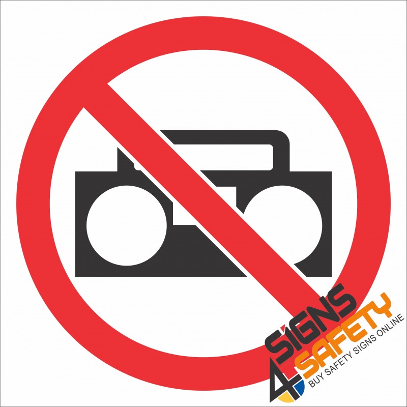 Nosa / SABS (PR10) No Loud Music Sign, Prohibitive Safety Signs Online ...