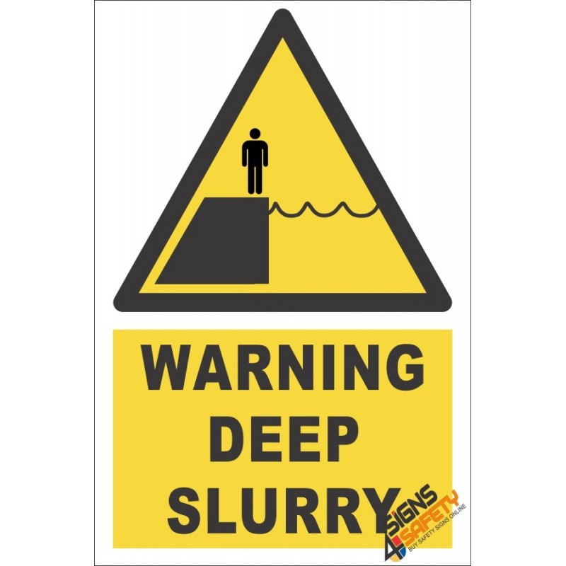Nosa / SABS Deep Slurry Warning Sign, Farm Signs South Africa